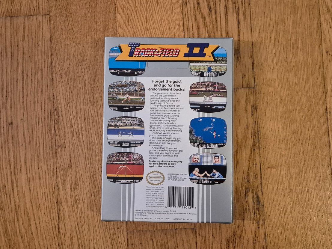 Nintendo NES: Track & Field II - Top Zustand mit OVP! (Gebraucht) in ...