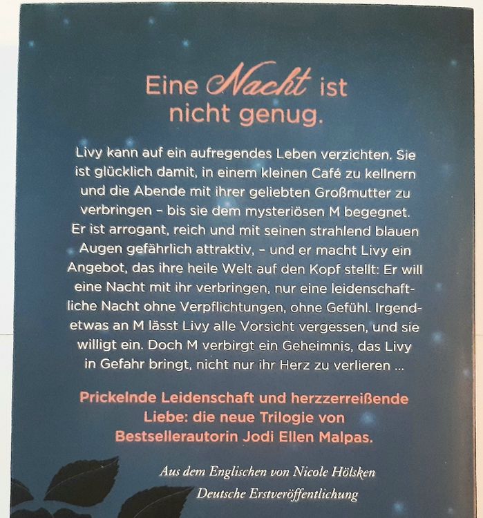 Jodi Ellen Malpas - One Night Trilogie - Top Zustand! (Gebraucht) in ...