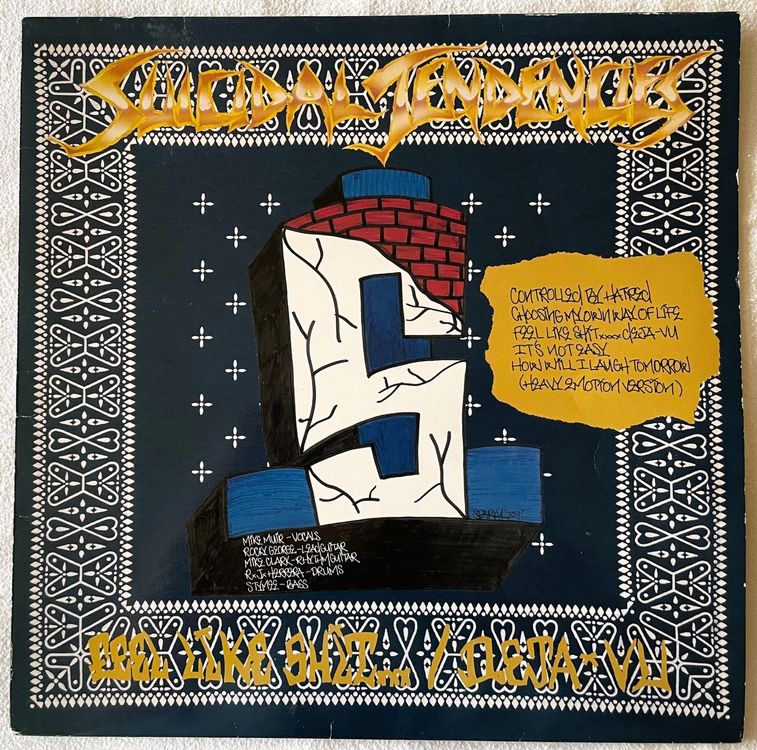 Suicidal Tendencies – Controlled By Hatred - LP - 1989 (Gebraucht) in ...