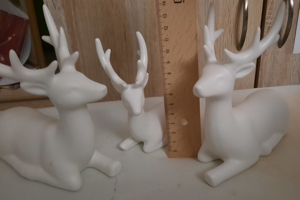 Keramik / Porzellan weisse Rehe (Gebraucht) in Bottmingen für CHF 8 ...