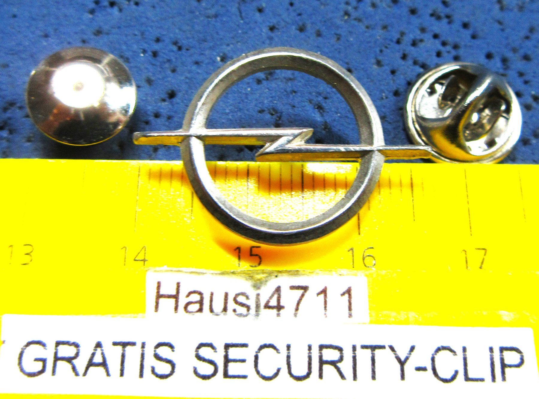 OPEL AUTO LOGO CUTOUT PIN SILBRIG VINTAGE 25mm (Gebraucht) in Ettingen ...