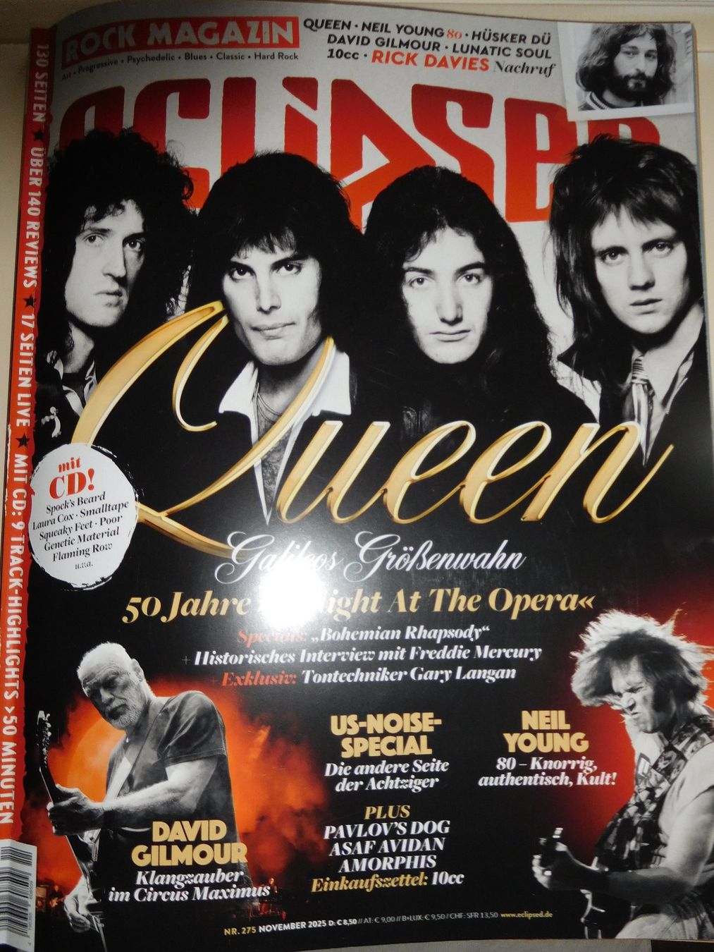 Rock Magazin Nov. 2025, QUEEN / CD u.a. mit Laura Cox / NEU (Neu ...