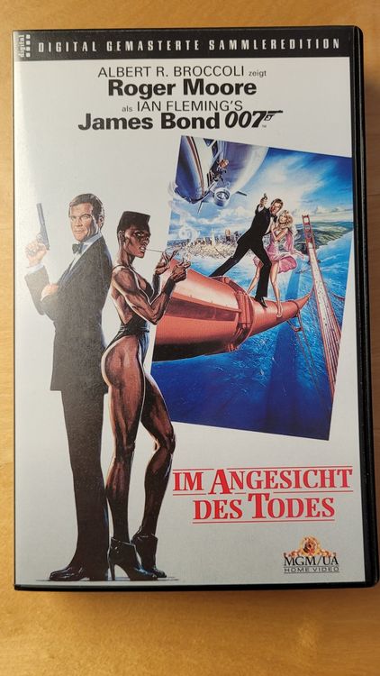 JAMES BOND 007 – IM ANGESICHT DES TODES - VHS Videocassette (Gebraucht) in Neftenbach für CHF 3 ...