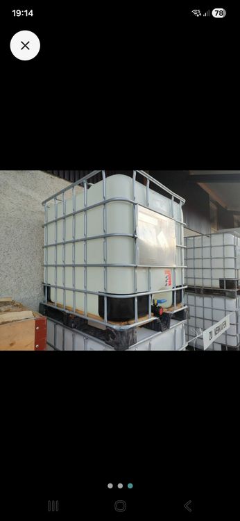 IBC Container 1000L Frisch gereinigt (Gebraucht) in Zuckenriet für CHF ...