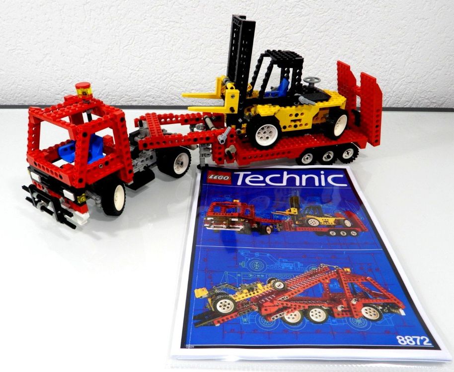 LEGO TECHNIC 8872 SATTELSCHLEPPER MIT GABELSTAPLER (Gebraucht) in ...