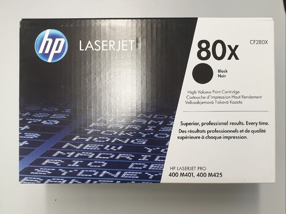 HP Toner 80x / CF280XD | Kaufen auf Ricardo