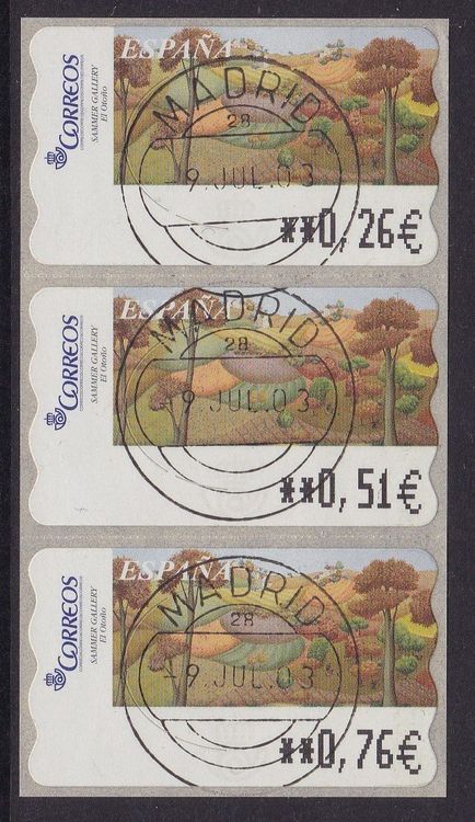Spanien 2003 - El Otono - 3er Streifen-ET Vollstempel (21) (Gebraucht ...