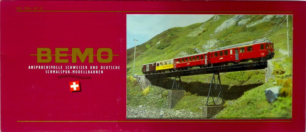 RhB Berninabahn; Startset; H0m von Bemo Art.-No. 7266 100 (Neu (gemäss Beschreibung)) in ...