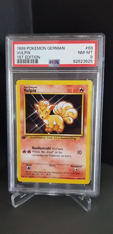 🔥Pokemon karte Vulpix 1.Edition PSA 8🔥 (Gebraucht) in Müllheim Dorf für ...