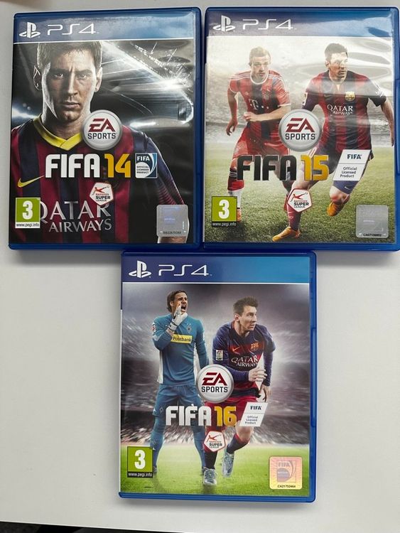 Fifa Sammlung 14-16, 21-22 I PS4 | Kaufen auf Ricardo
