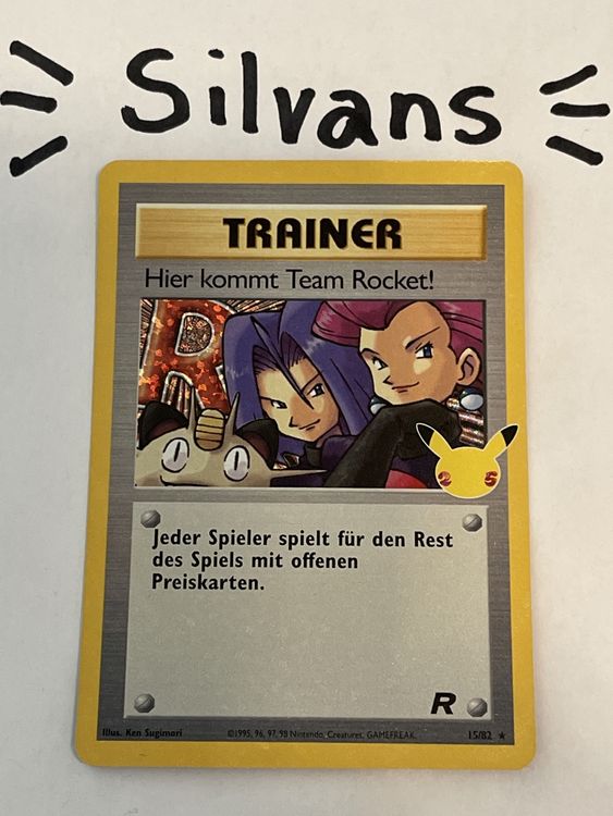 Hier kommt Team Rocket! Celebrations Anniversary 25th DE (Neu (gemäss ...