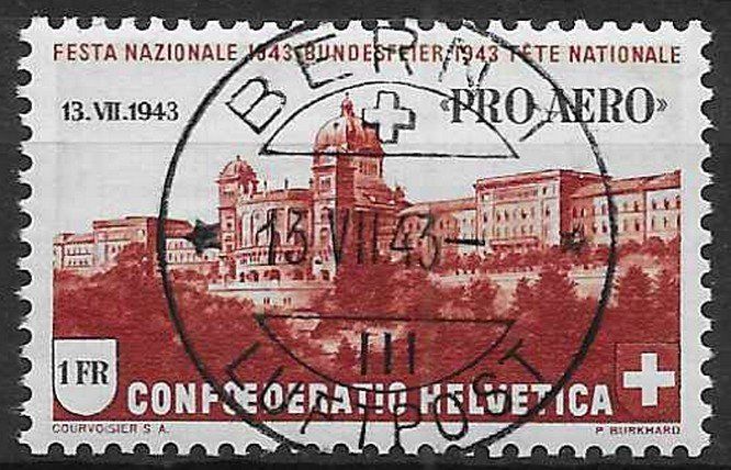 1943:Flugpost Pro Aero Nr.F36 mit ET-Vollstempel | Kaufen auf Ricardo