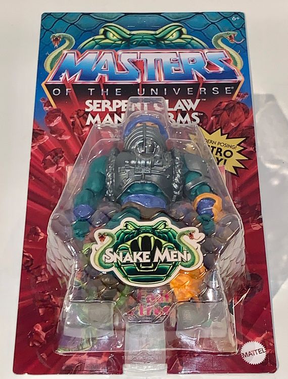 Serpent Claw Man-at-Arms Masters of the Universe Motu RETRO (Neu und ...