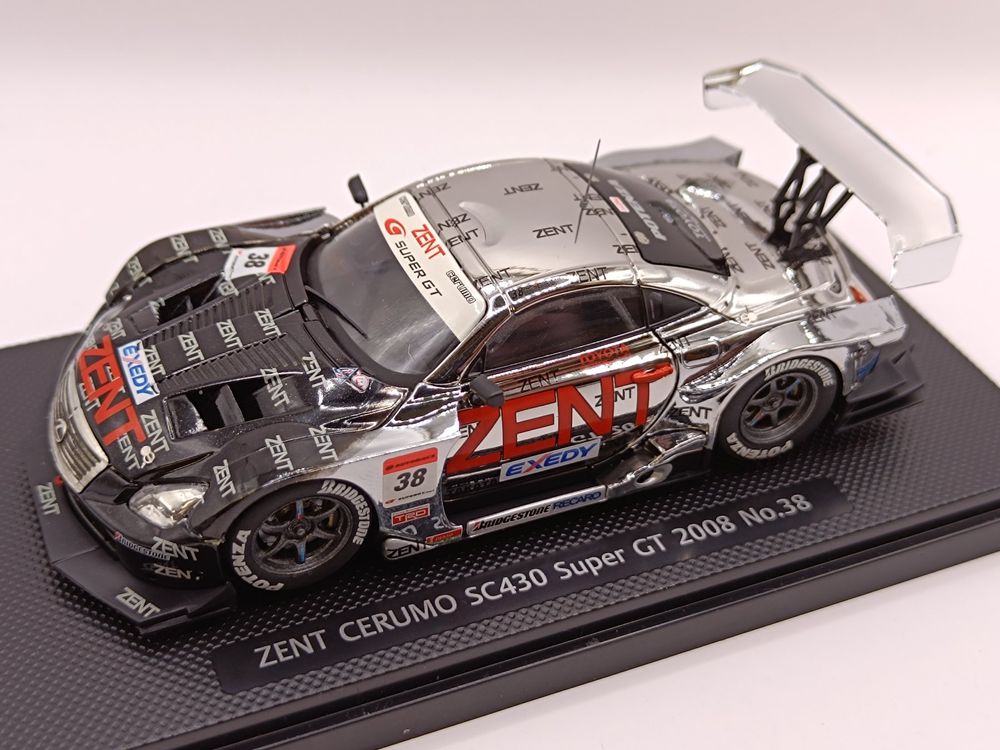 1/43 Super GT 500 ZENT CERUMO SC430 Lexus Toyota EBBRO 44055 (Neu und originalverpackt) in ...