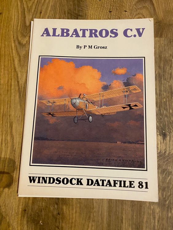 BUCH ENG ALBATROS C.V WWI WINDSOCK DATAFILE 81 | Kaufen auf Ricardo