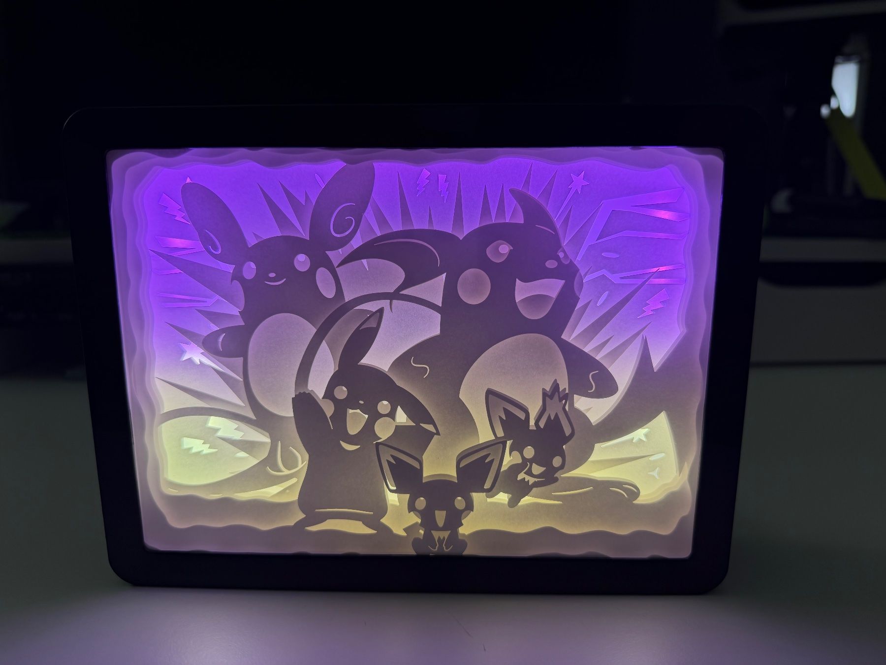 Frame LED 3D light - Pokémon (Neuf (Voir description)) à Lausanne pour ...