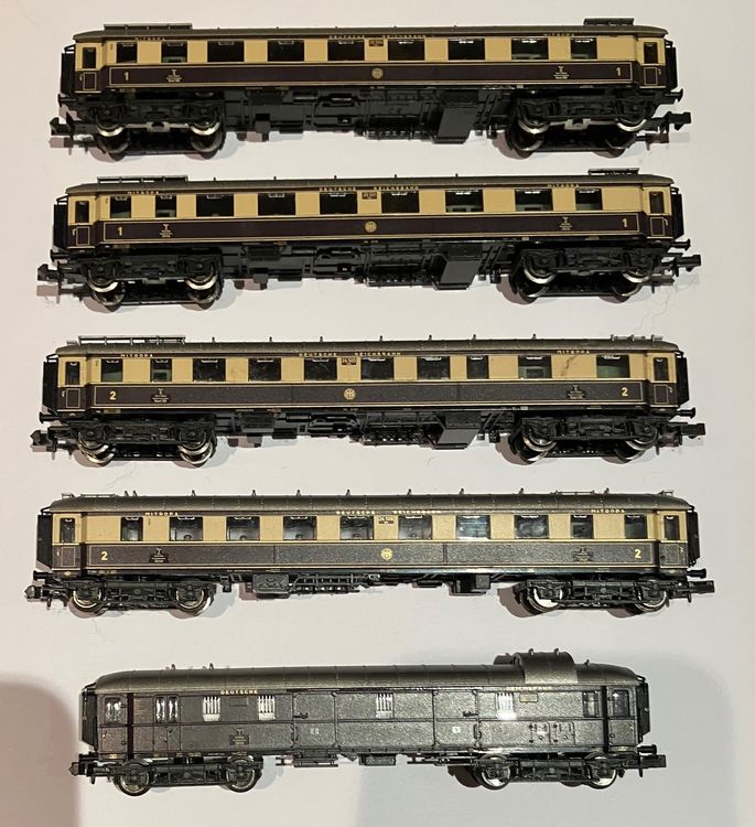 Trix 11468-(2-6) Rheingold Wagen mit Licht und Kkk (Neu (gemäss ...