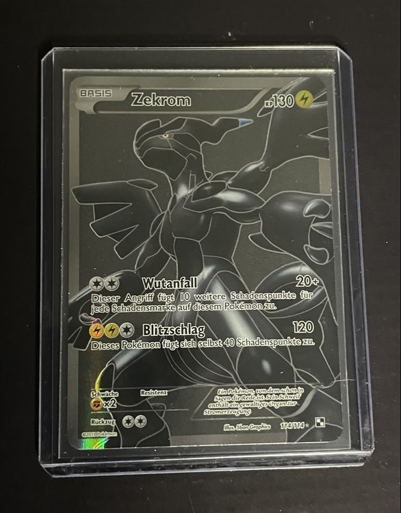 Pokemon Zekrom 114/114 Black & White Base Set Secret Rare (Neu (gemäss ...