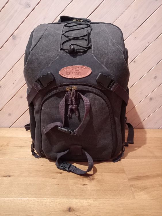 Fotorucksack – Kalahari Kapako K-71, canvas schwarz | Kaufen auf Ricardo