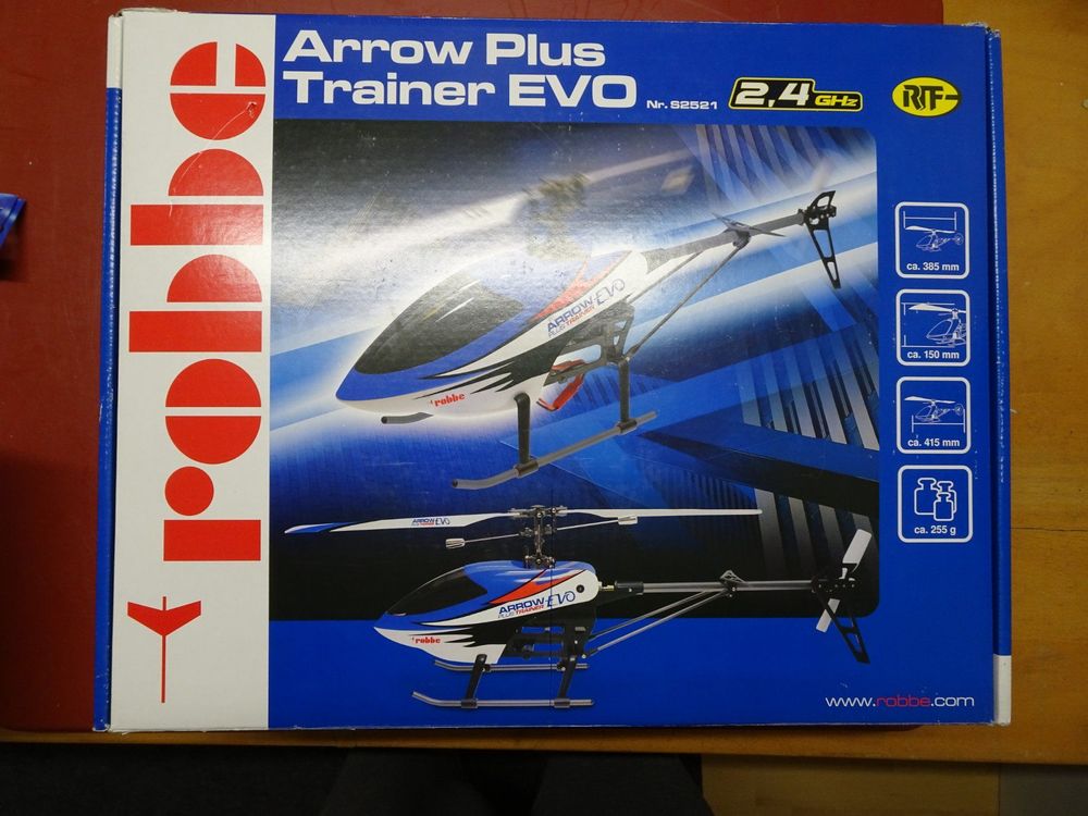 Robbe Arrow Plus EVO Heli Inkl. Ersatzteilen (Neu (gemäss Beschreibung ...