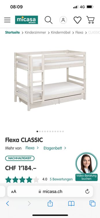 Etagenbett Flexa Classic | Kaufen auf Ricardo