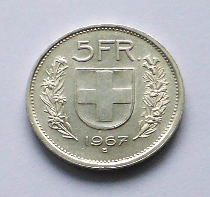 5 Fr. 1967, 3 Sterne* vor Gesicht - SUPER - seltene ABART !! (Neu (gemäss Beschreibung)) in ...