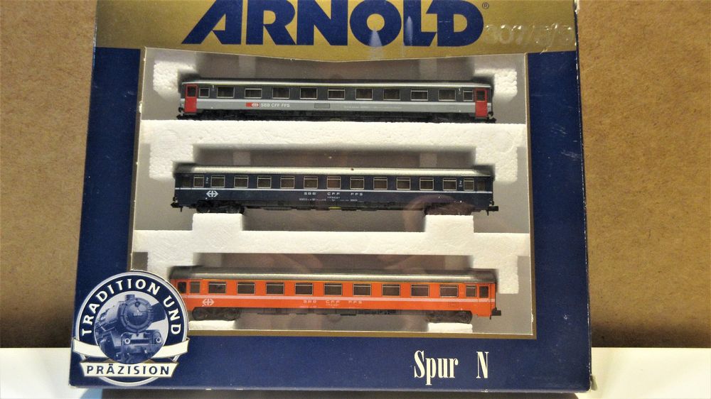 ARNOLD 0369 TOP-Wagen Set 3-tlg. SBB neu mit OVP (int.800) | Kaufen auf Ricardo