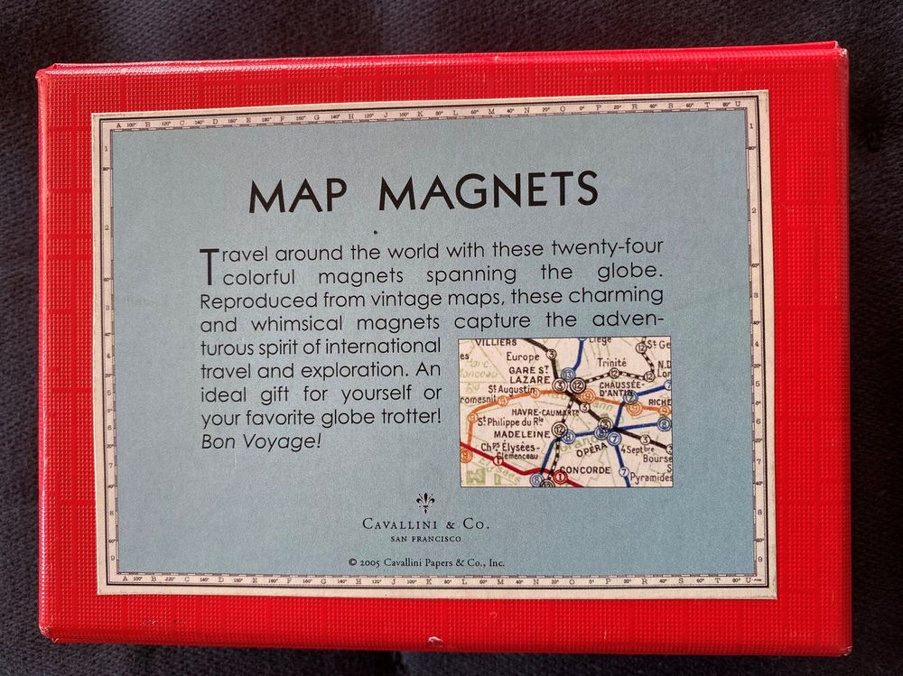 Map Magnets - Stadtplan-/Länder-Magnete | Kaufen auf Ricardo