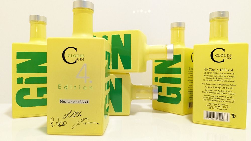 6 Flaschen 0,7l CLOUDS Gin Limited Edition Nr 4 | Kaufen auf Ricardo