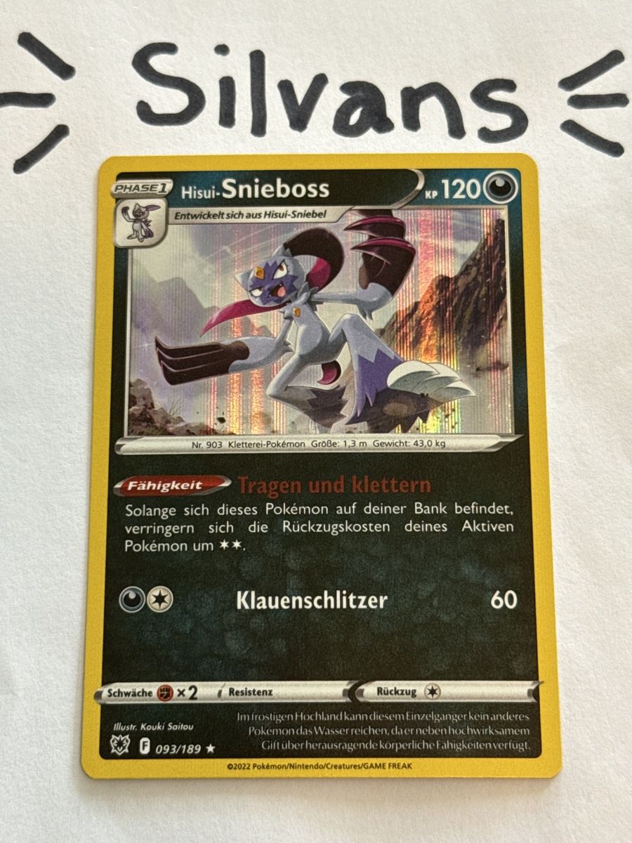 Snieboss Holo 093/189 Astralglanz Deutsch (Neu (gemäss Beschreibung ...
