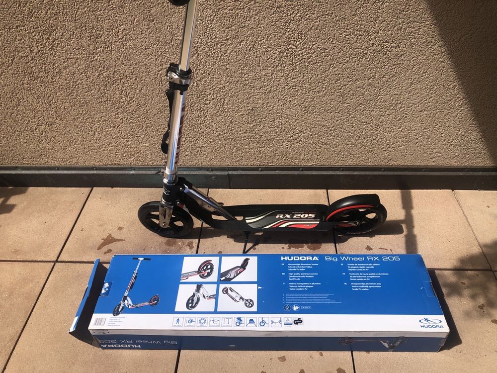 Trottinette Hudora Big Wheel RX 202, zusammenklappbar | Kaufen auf Ricardo