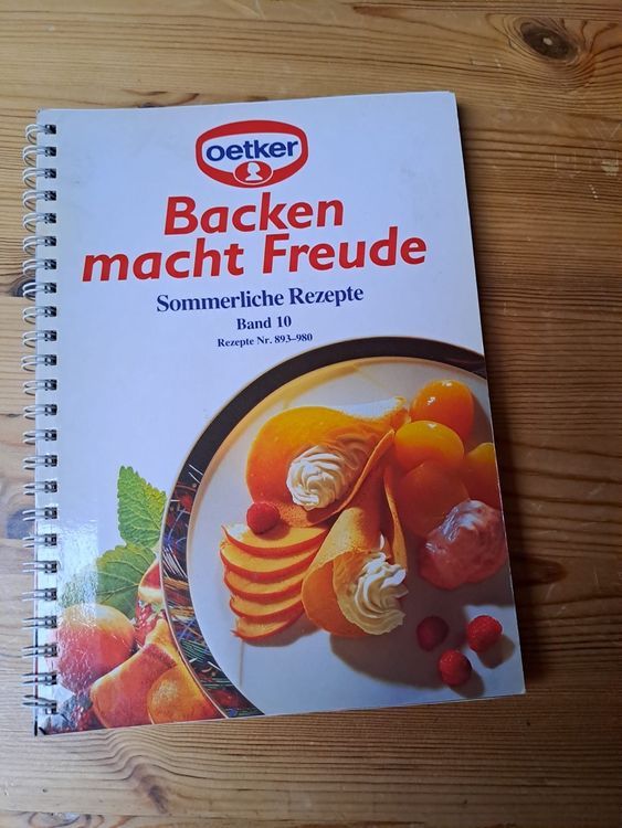 Oetker "Backen macht Freude" Sommerliche Rezepte (Gebraucht) in ...