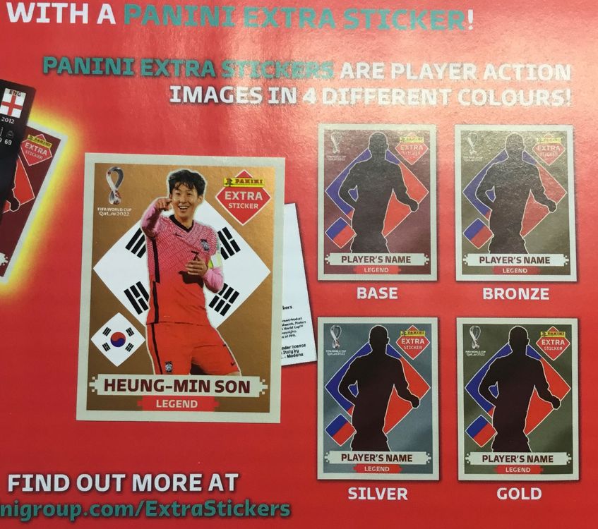 HEUNG-MIN SON Extra Sticker BRONZE | Kaufen auf Ricardo