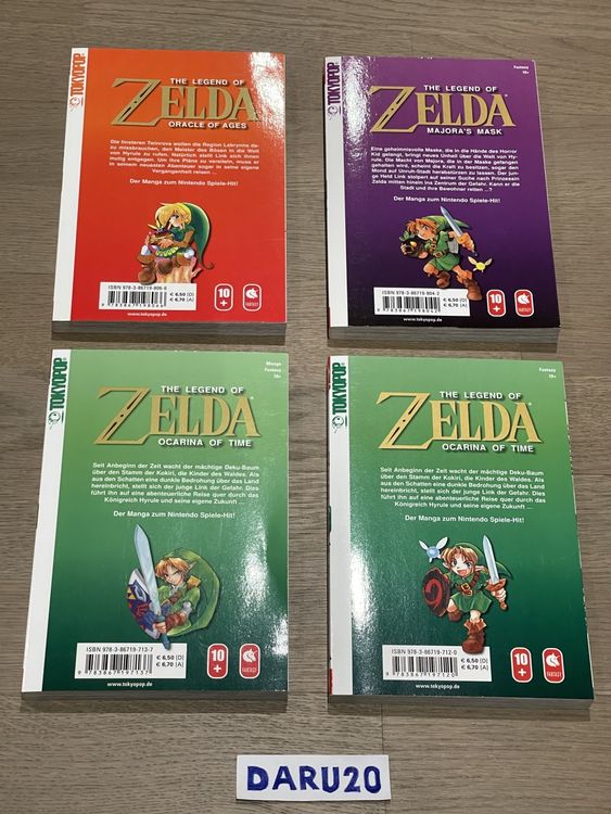Zelda: Oracle of Ages, Majora’s Mask, Ocarina of Time 1 + 2 (Gebraucht ...