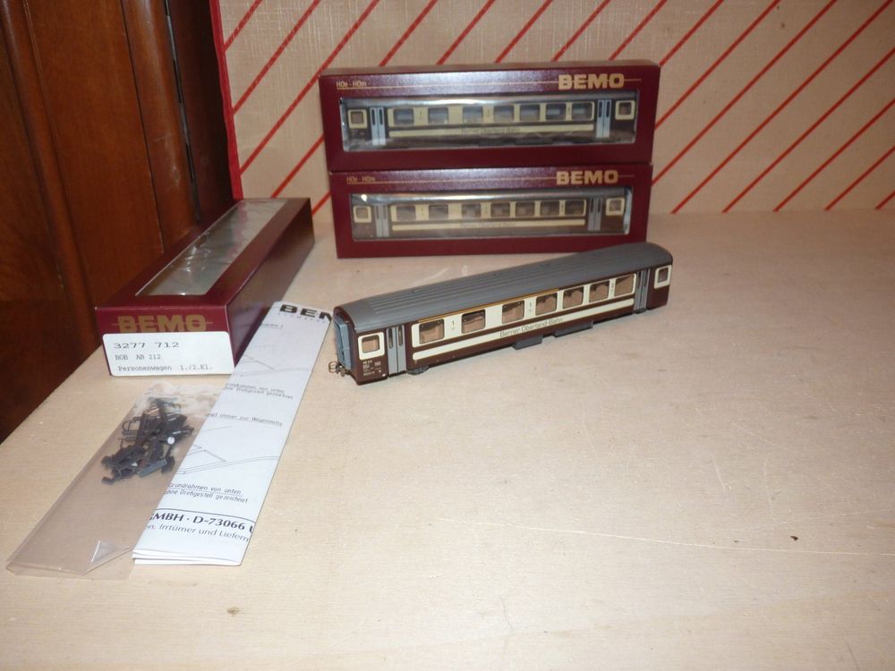 Personenwagen der BOB Bemo Spur H0m (Neu (gemäss Beschreibung)) in Rudolfstetten für CHF 121 ...
