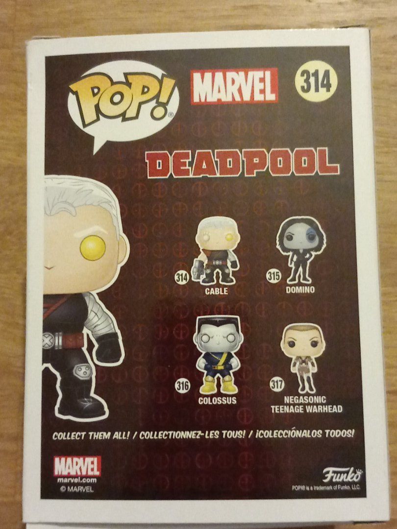 Figurine Funko Pop Cable Deadpool N°314 (D'occasion) à Yverdon-les ...