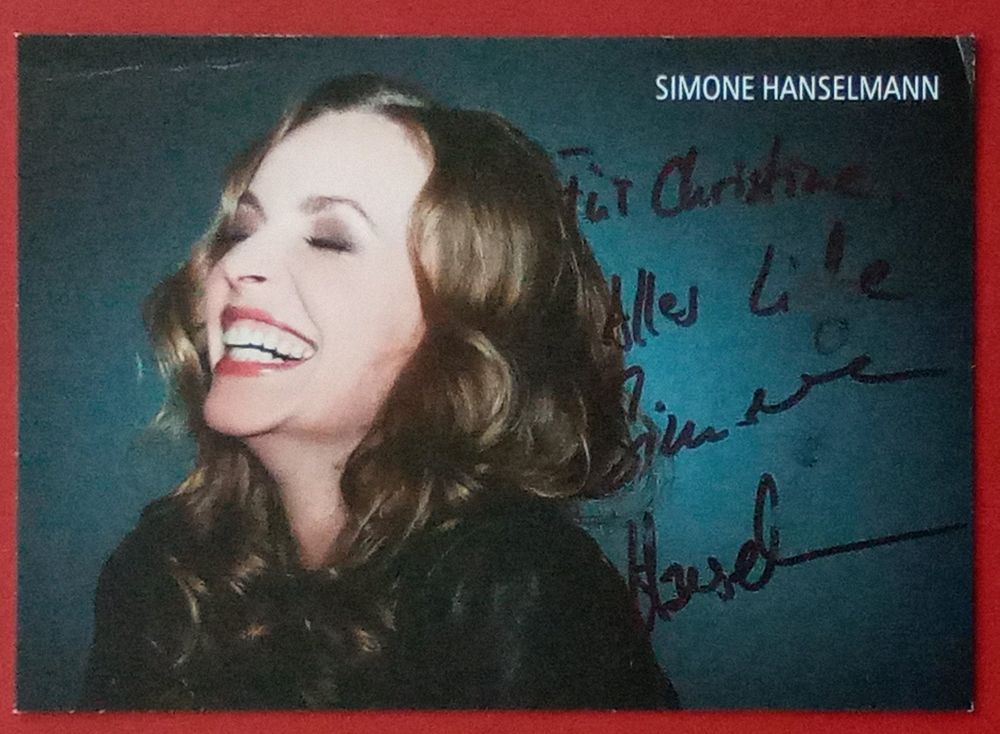 Simone Hanselmann Autogramm signiert Fotopostkarte 10x15cm (Gebraucht ...