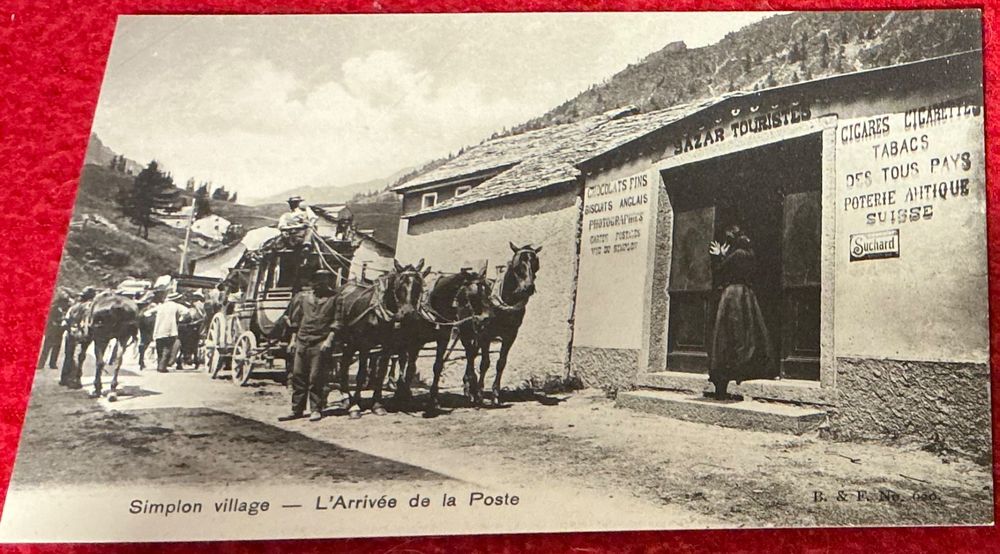 Simplon Village - L‘arrivée de la poste AK (Gebraucht) in Naters für ...
