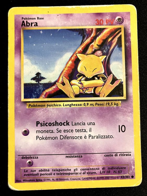 Pokemon Abra - Base set 43/102 - Italiano (Gebraucht) in Bern für CHF 1 ...