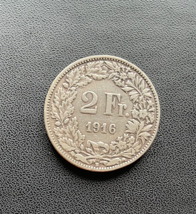 2 Franken 1916 (Gebraucht) in Meilen für CHF 7 – mit Lieferung auf Ricardo kaufen