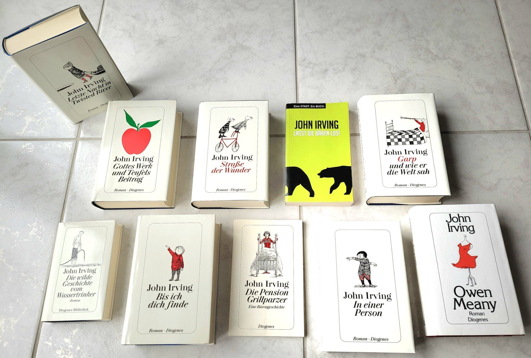 10 × John Irving, 8 gebunden, 2 tb (Gebraucht) in Oberuzwil für CHF 65 ...