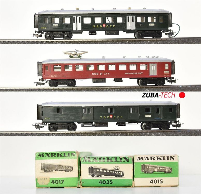 3x Märklin Personenwagen SBB H0 WS OVP (Gebraucht) in St. Gallen für CHF 24.5 – mit Lieferung ...