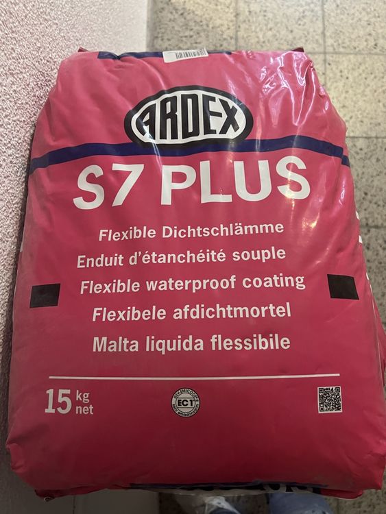 Ardex S7 PLUS 15kg Flexibel-Dichtschlämme NEU OVP (Neu und originalverpackt) in Ziegelbrücke für ...