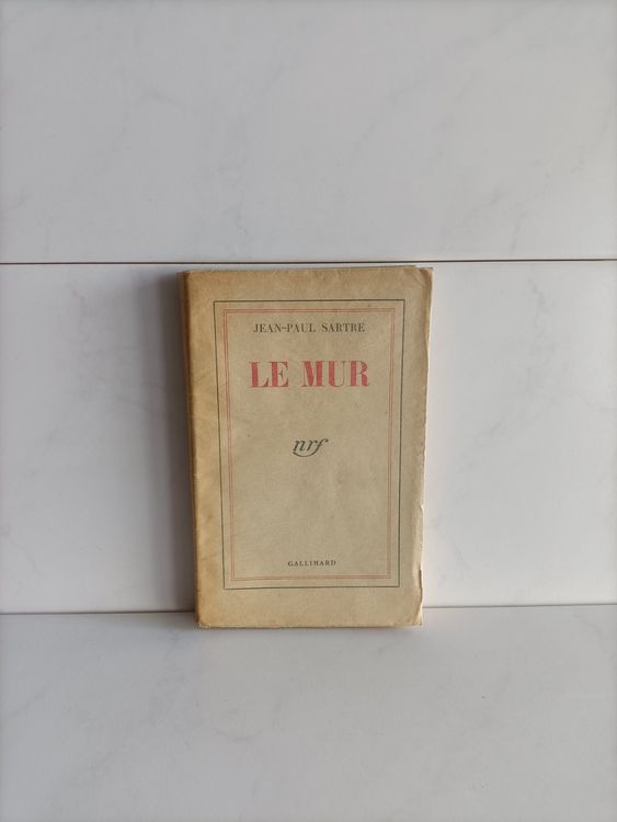 Le mur / Jean-Paul Sartre / NRF Gallimard 1939 (*) (Gebraucht) in crans montana für CHF 8.15 ...
