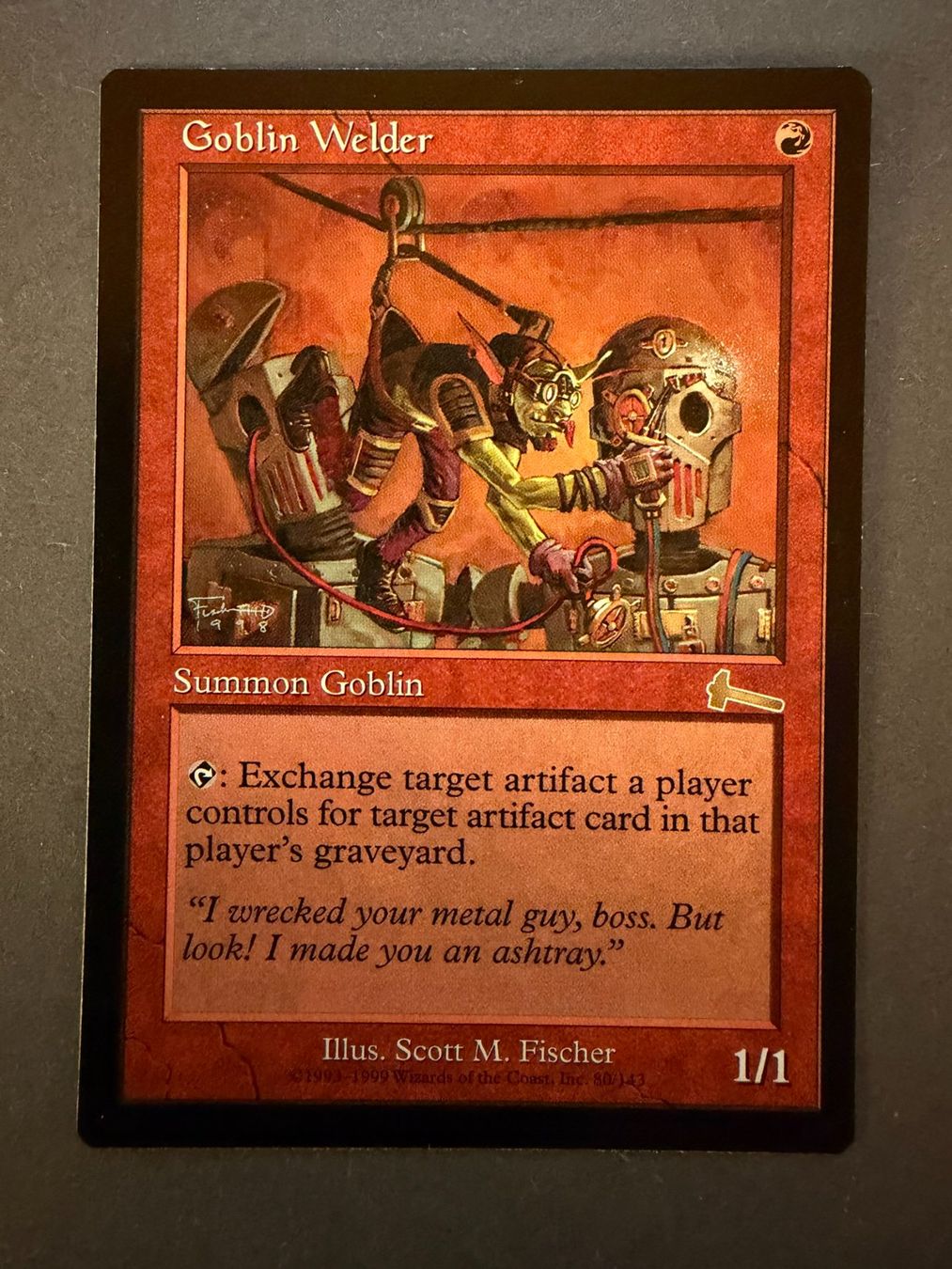 Goblin Welder // Goblin Schweissmeister Urzas Legacy / Magic (Gebraucht ...