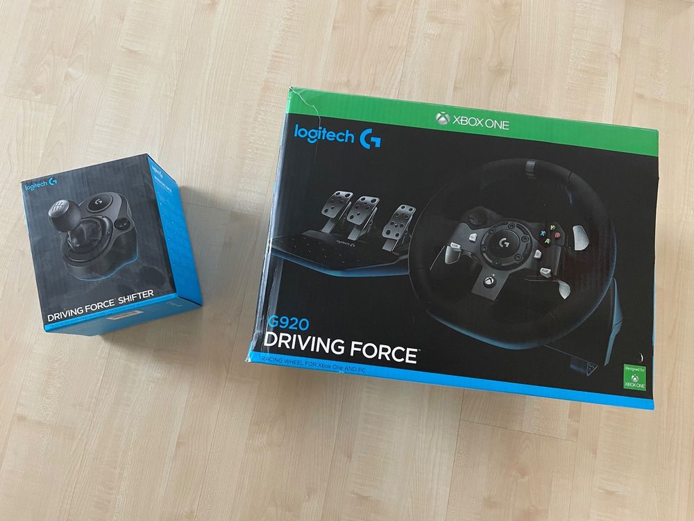 Logitech G920 Volant et pédales + Shifter pour PC & Xbox (Neu (gemäss ...