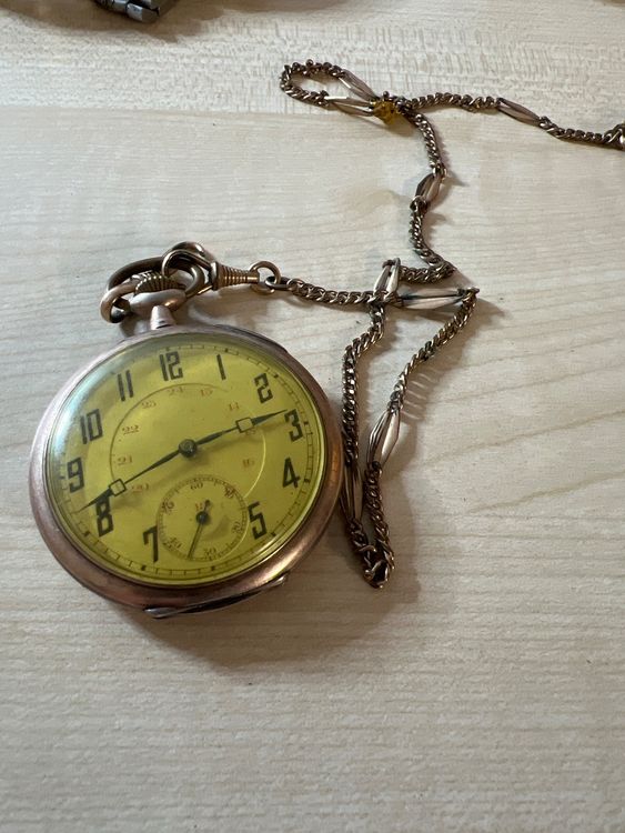 Antike Taschenuhr echt Silber 50 mm (Gebraucht) in Pfeffingen für CHF 51 – mit Lieferung auf ...