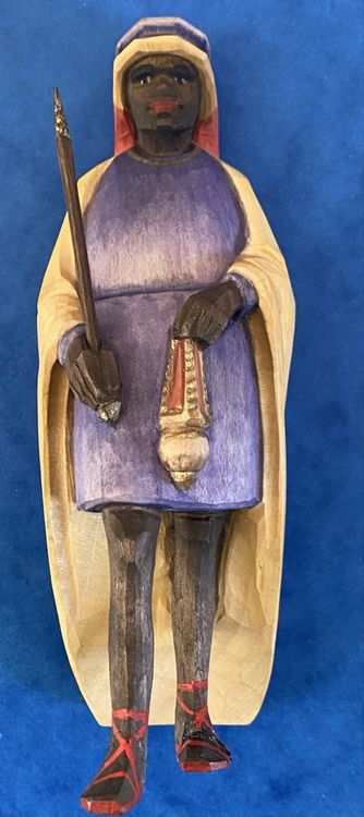 König Kaspar mit Gefäss - Huggler Krippenfiguren Christnacht (Gebraucht ...