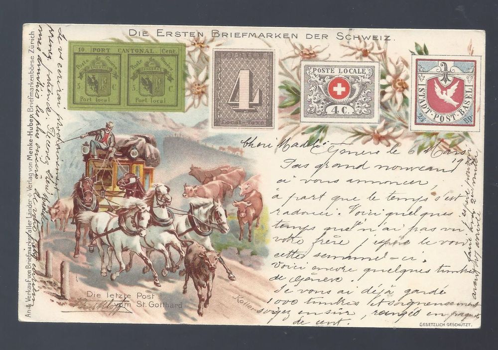 Die ersten Briefmarken der Schweiz 1901 | Kaufen auf Ricardo