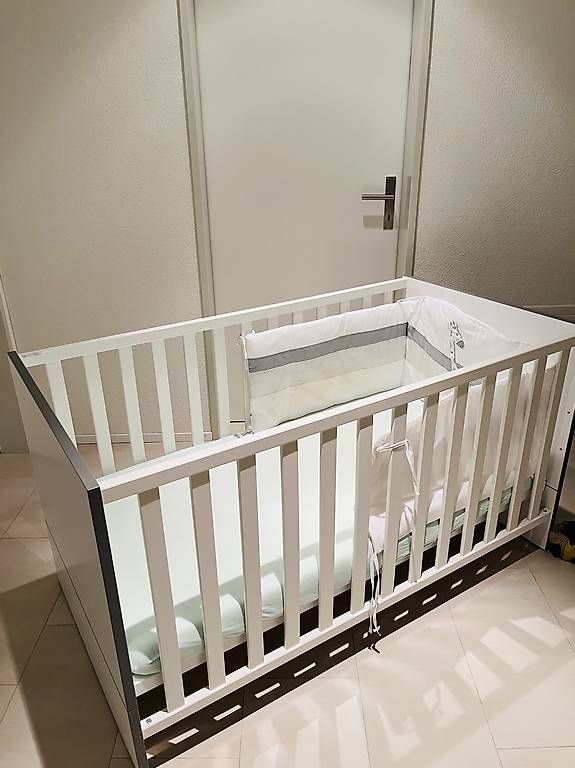 Babybett inkl. Umbauset zum Juniorenbett (diverses GRATIS) (Gebraucht ...